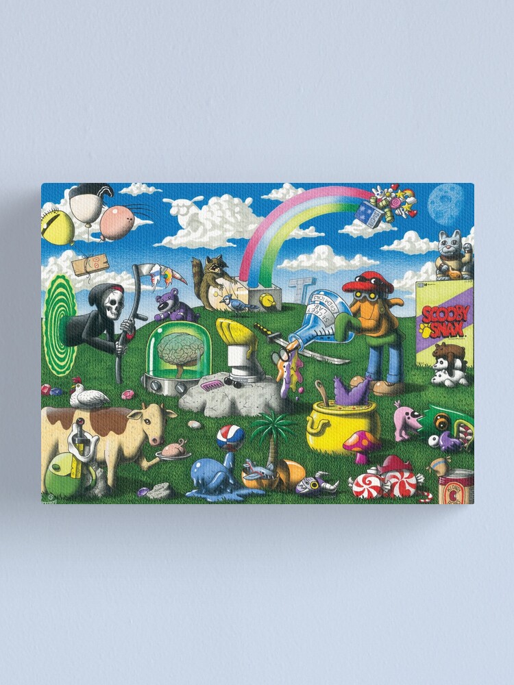 "Cartoon Network Piece" Canvas Print for Sale by Jimmy Alonzo | Redbubble