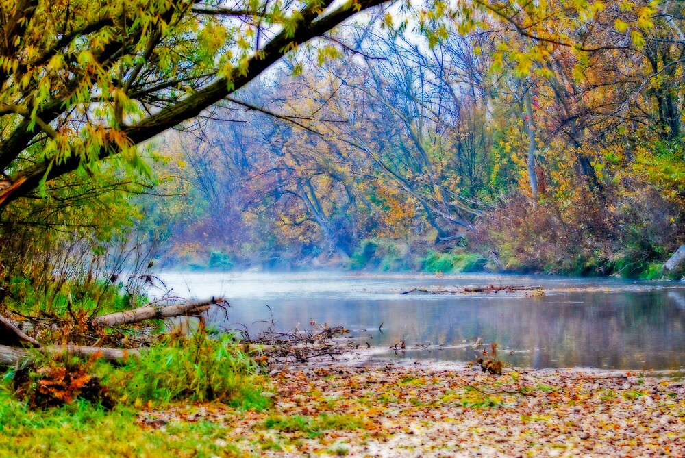 "Boise River Mist" by Jim Terry | Redbubble