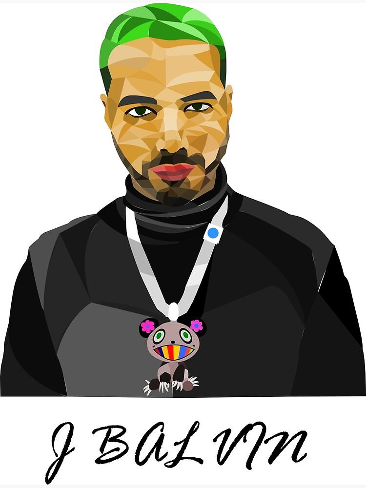 "J Balvin- Shape Art" Poster for Sale by NathanLildhar | Redbubble