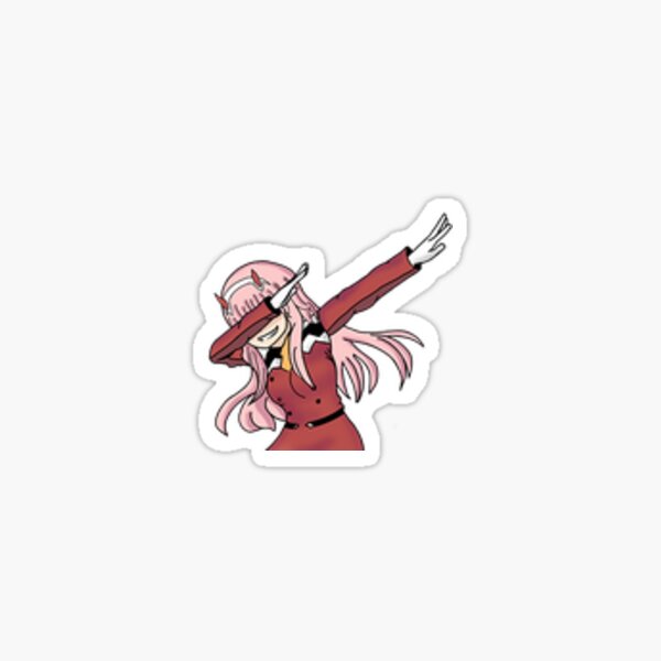 "Zero Two Dab 02" Sticker for Sale by killlakill | Redbubble