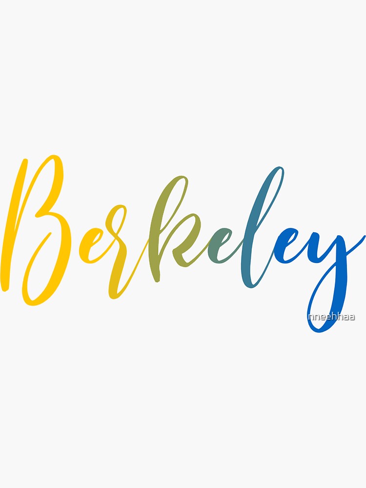 "UC Berkeley" Sticker for Sale by nneehhaa | Redbubble