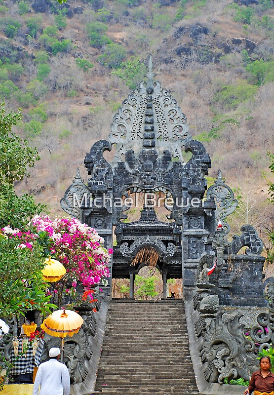 "Entrance portal to Agung Temple in Bali, Indonesia" by Michael Brewer ...