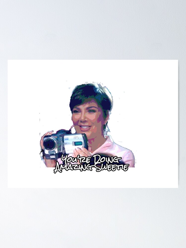 "Kris Jenner " Poster for Sale by Booface0415 | Redbubble
