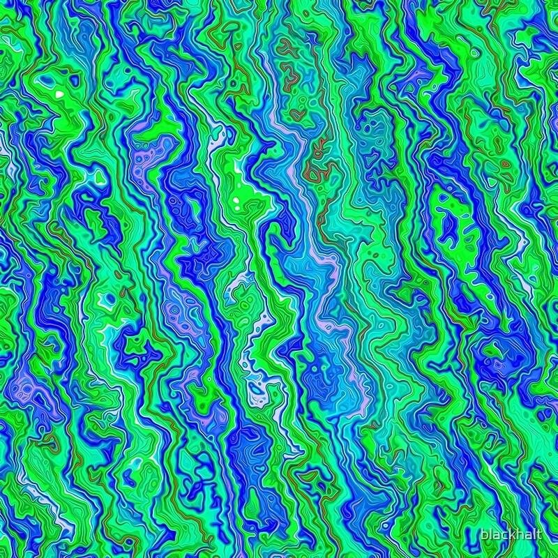"Abstract underwater color streams" by blackhalt | Redbubble