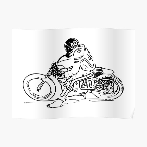 "Flat Tracker '70s" Poster for Sale by liiwii | Redbubble