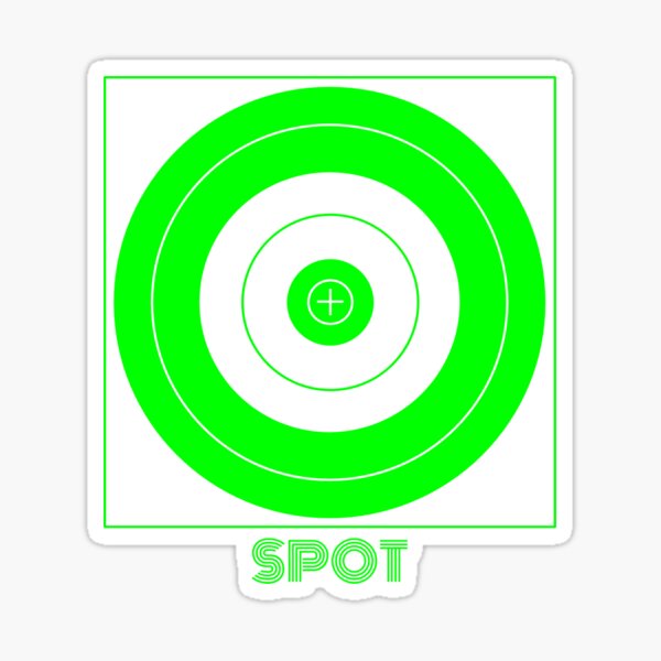 "Neon Spot | Archery" Sticker for Sale by 8eye | Redbubble