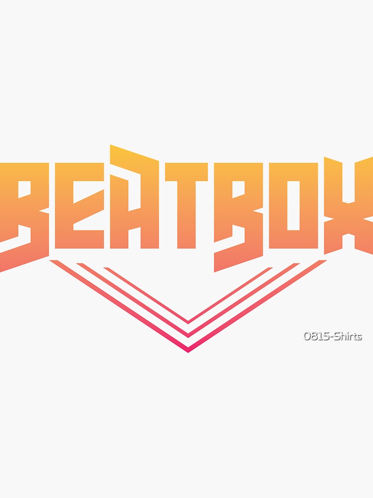 Sticker « beatbox », par 0815-Shirts | Redbubble