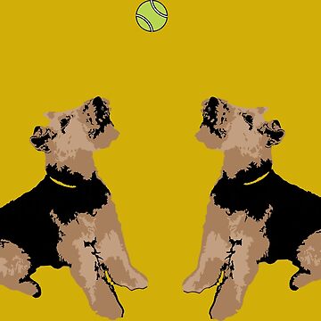 "'Betsi'- Welsh Terrier Design" Sticker for Sale by LilyO-Rainbow ...