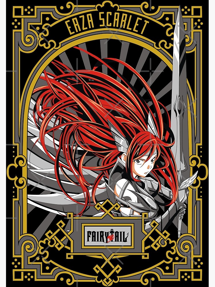 "Erza Scarlet" Art Print for Sale by mounta | Redbubble