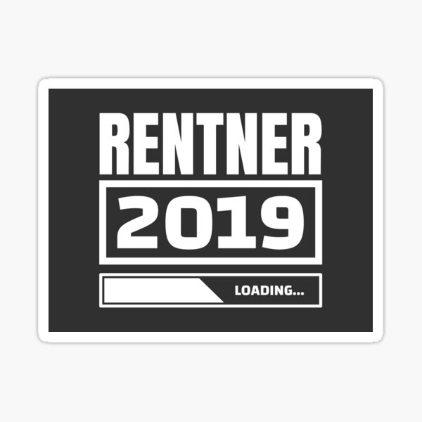 Sticker « Pension 2019 idée cadeau cadeau retraite retraite », par ...