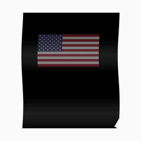 "Nasa American Flag Logo Faded Graphic" Poster for Sale by ...