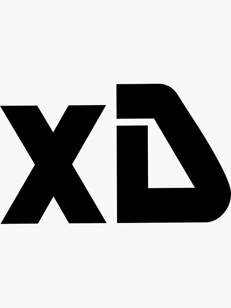 "xD" Sticker for Sale by davidx098 | Redbubble