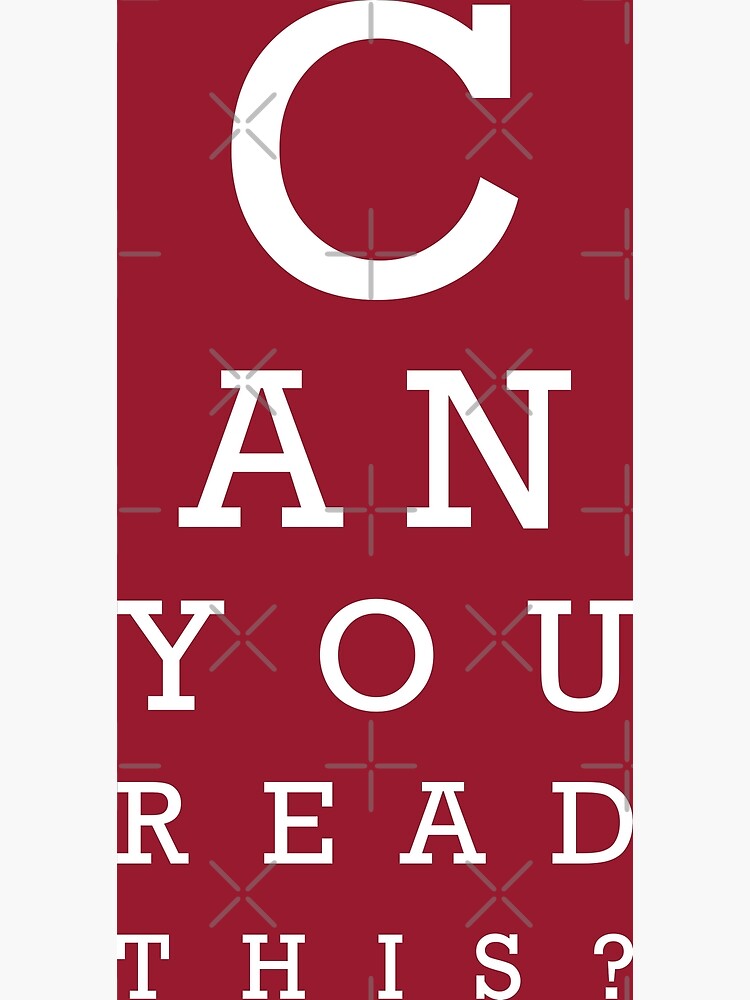  Can You Read This dark Poster For Sale By Twgcrazy Redbubble