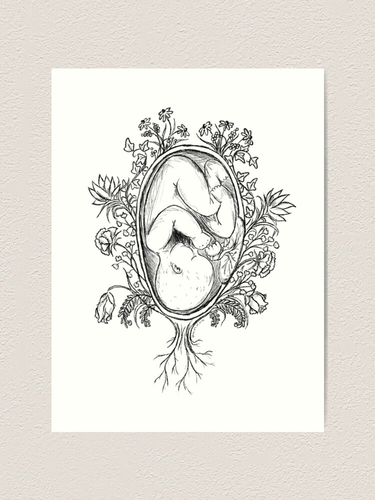 "Womb Garden" Art Print for Sale by TheArtOfBirth | Redbubble