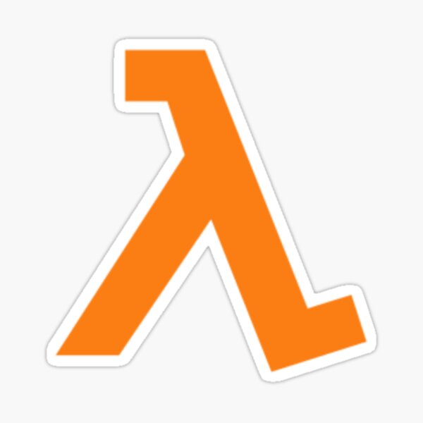 "Lambda Half-Life Logo" Sticker for Sale by PEDVKN | Redbubble