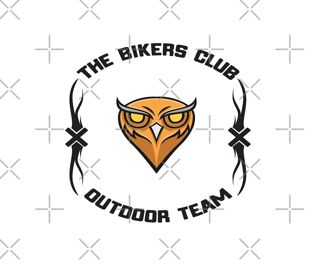 "Bikers Club Owl" by leen12 | Redbubble