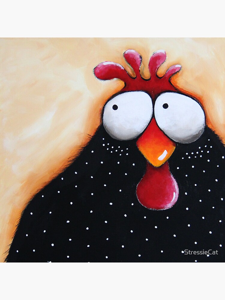 "Chicken soup" Sticker for Sale by StressieCat | Redbubble