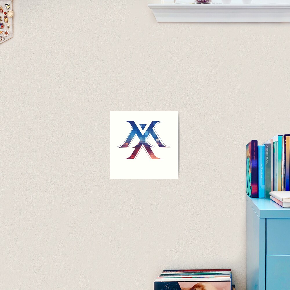 Impression artistique « Monsta X Logo Monbebe », par M3G4MERCH | Redbubble