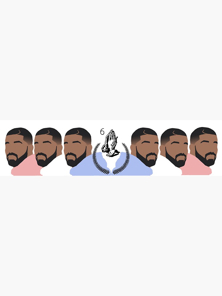 "Drake - 6 God" Sticker by samgendelman | Redbubble