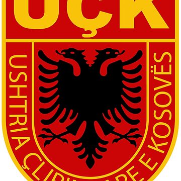 "Kosovar uqk uck army albanian t-shirt gift" Sticker by Shqipshirti ...