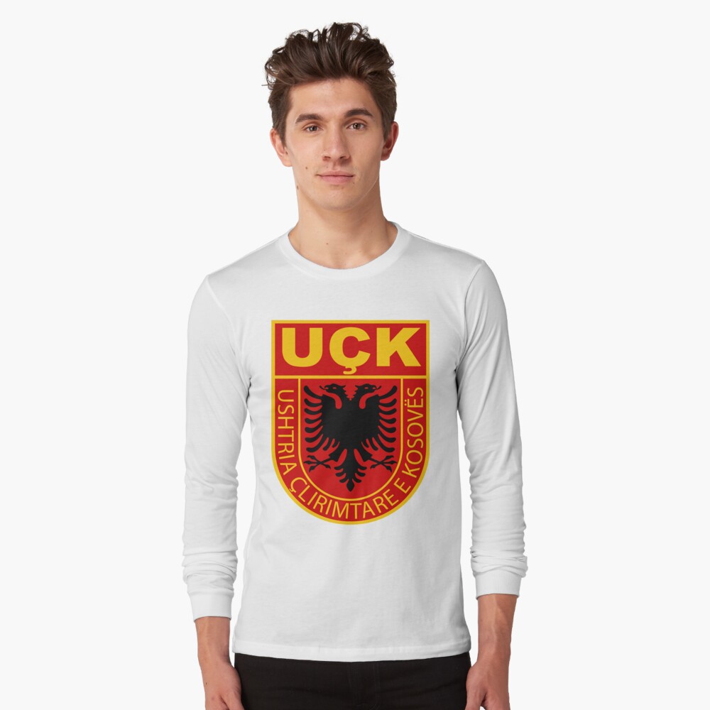 "Kosovar uqk uck army albanian t-shirt gift" Sticker by Shqipshirti ...