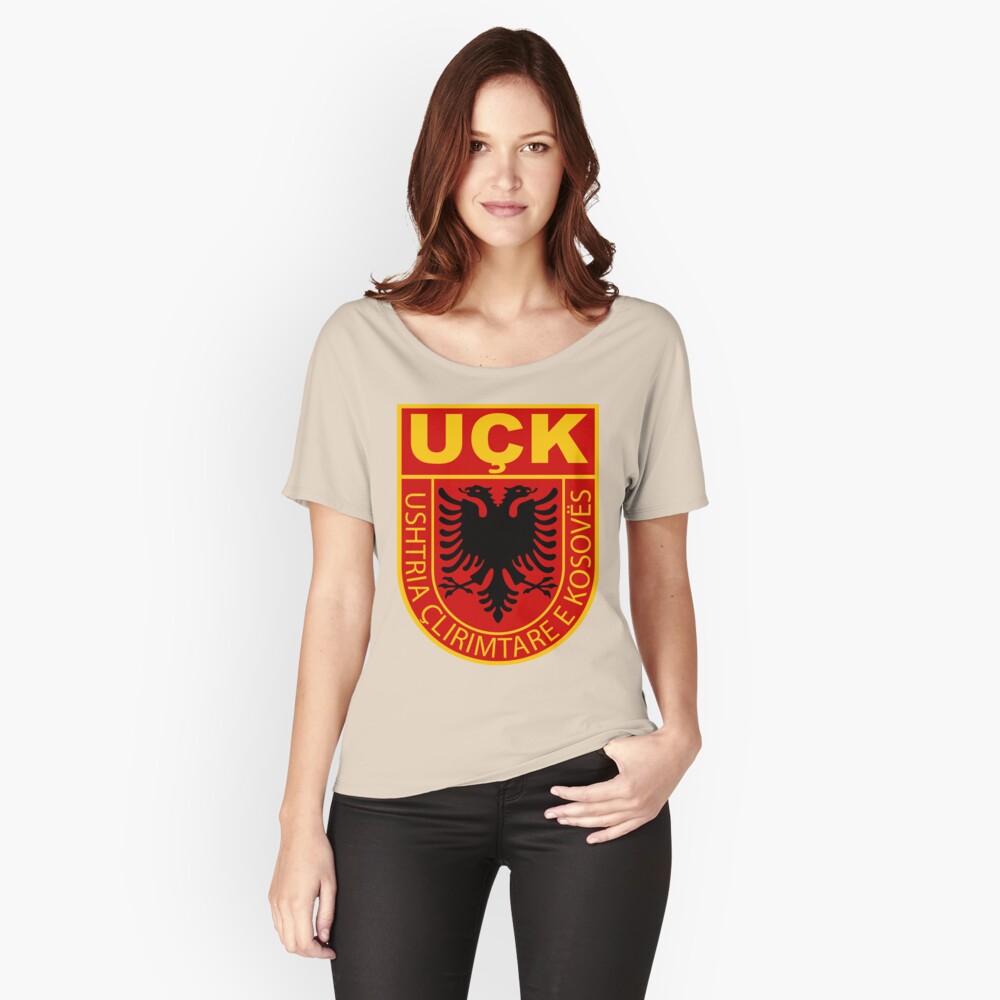 "Kosovar uqk uck army albanian t-shirt gift" Sticker by Shqipshirti ...