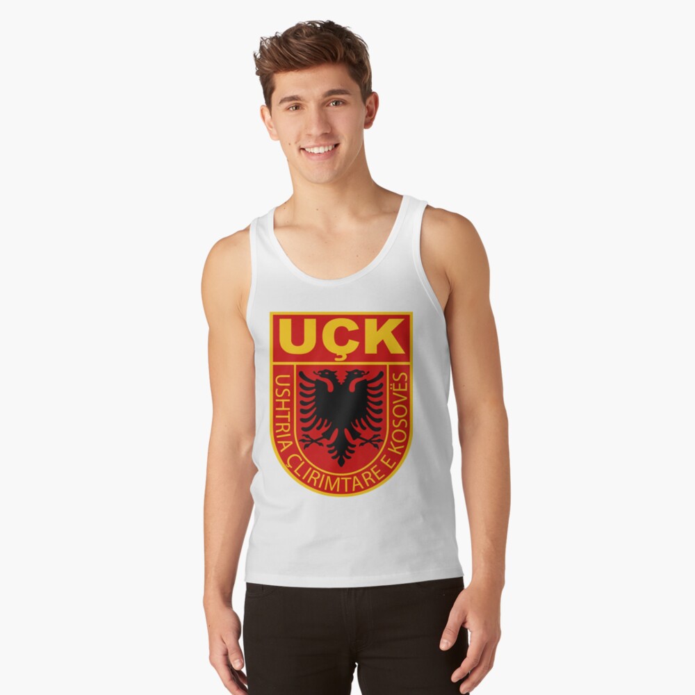 "Kosovar uqk uck army albanian t-shirt gift" Sticker by Shqipshirti ...