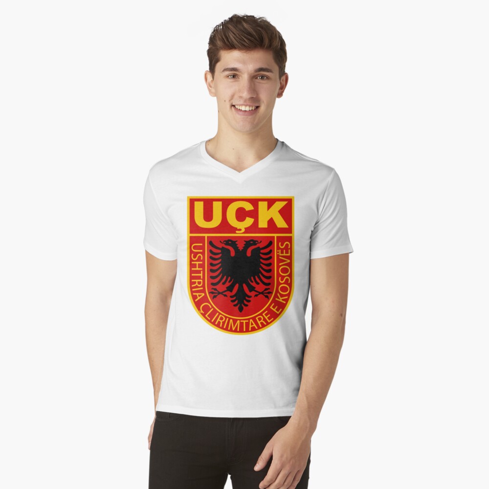 "Kosovar uqk uck army albanian t-shirt gift" Sticker by Shqipshirti ...