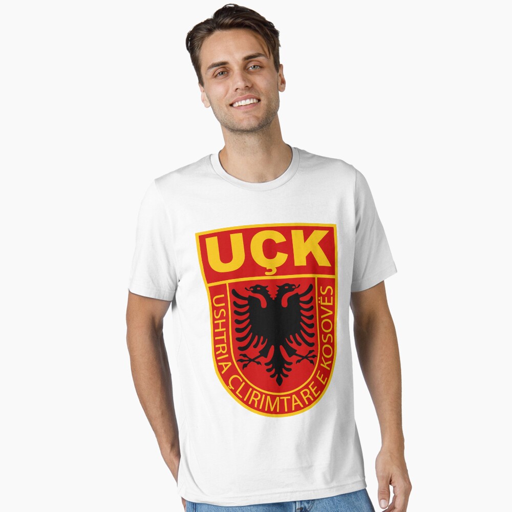 "Kosovar uqk uck army albanian t-shirt gift" Sticker by Shqipshirti ...