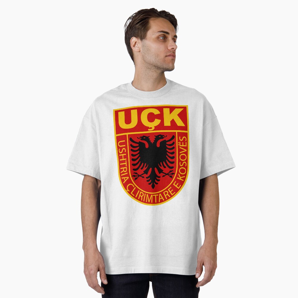 "Kosovar uqk uck army albanian t-shirt gift" Sticker by Shqipshirti ...