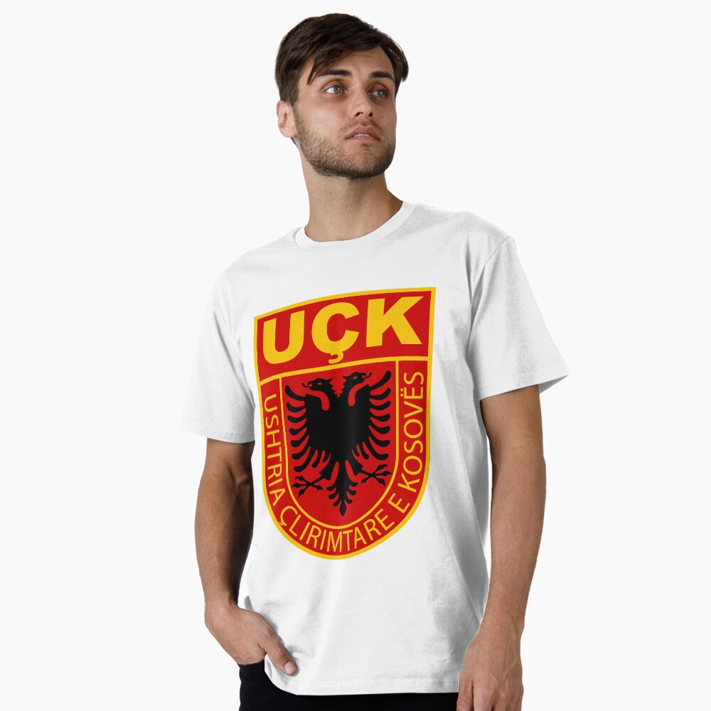 "Kosovar uqk uck army albanian t-shirt gift" Sticker by Shqipshirti ...