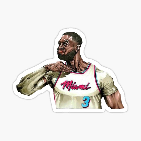 Dwayne Wade Stickers Redbubble