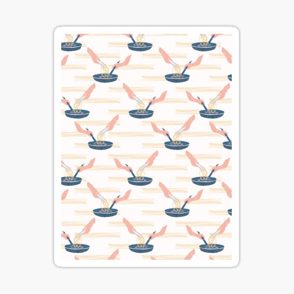 " Cooking Spaghetti Frying Pan " Sticker for Sale by Limolida | Redbubble