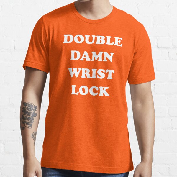 "Double Damn Wrist Lock" T-shirt by FALLWrestling | Redbubble