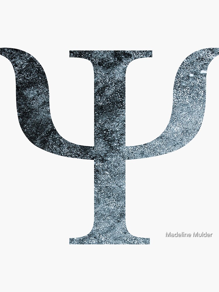 "Psi" Sticker by LazyFace | Redbubble