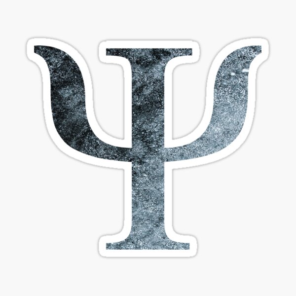 "Psi" Sticker by LazyFace | Redbubble