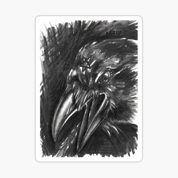 "Familiars - Rook" Sticker for Sale by thepurplehusky | Redbubble