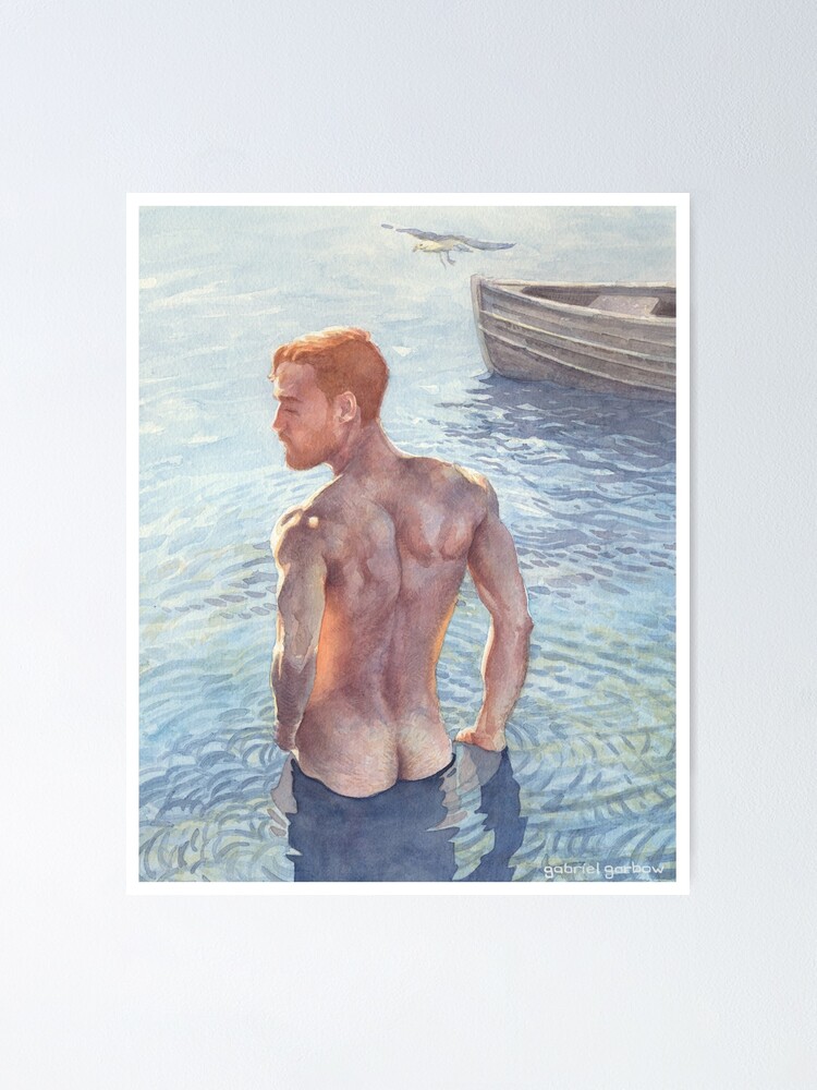 Redhead And Ripples Poster For Sale By Gabriel Garbow Redbubble