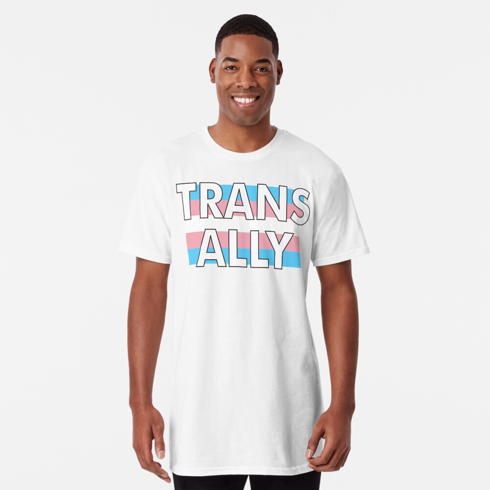 "TRANS ALLY FLAG" Sticker for Sale by TheButchQueen | Redbubble