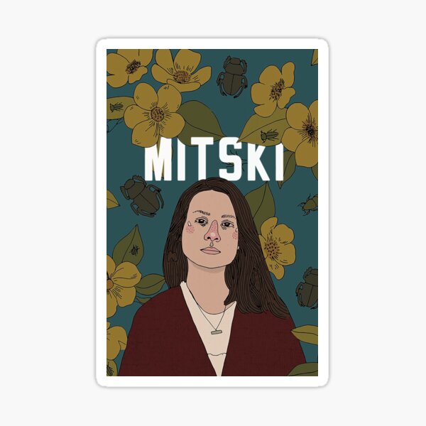"Mitski Illustration" Sticker by xiolajensen | Redbubble