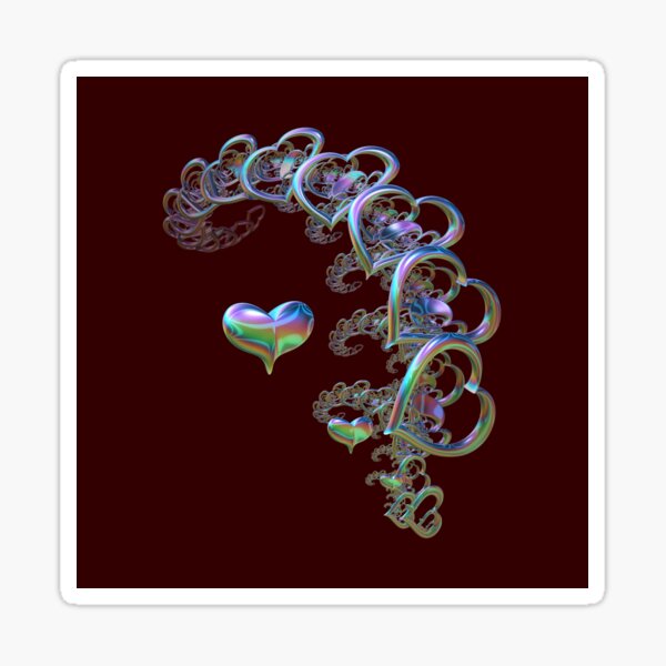 "Rhythm of the Heart" Sticker by ycaporn | Redbubble