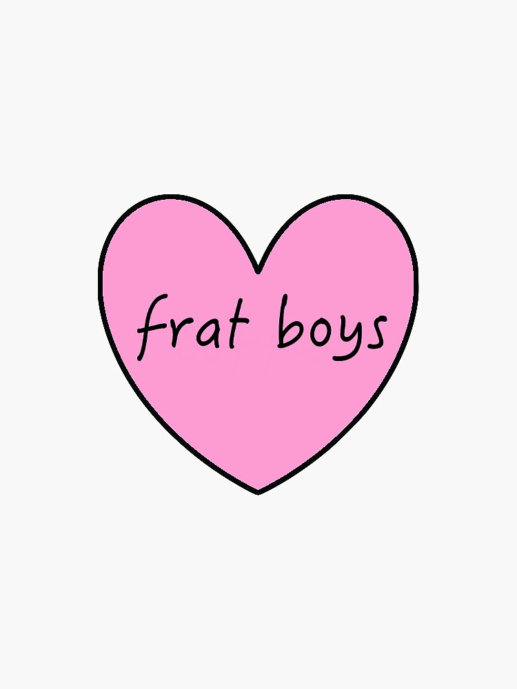 "Frat boys" Sticker for Sale by itsRIS | Redbubble