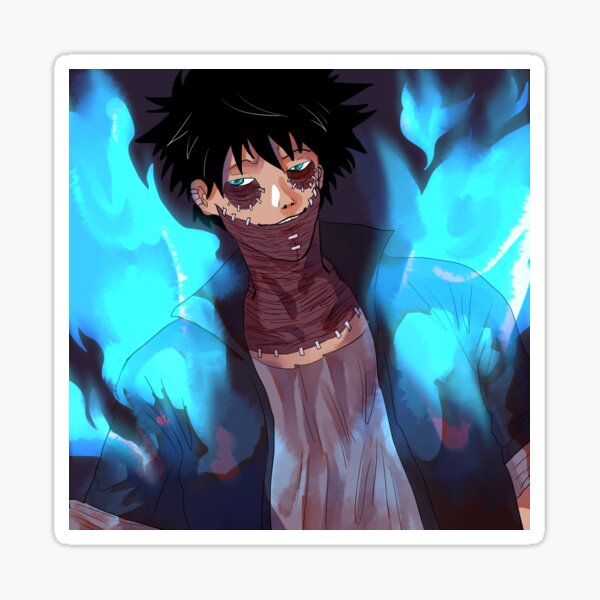 "BNHA Dabi" Sticker by kikokayk | Redbubble
