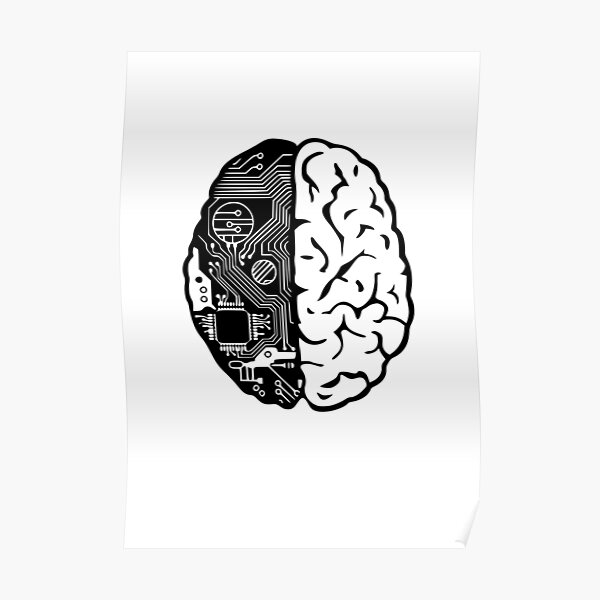 "Coding Brain" Poster by 0tdesigns | Redbubble