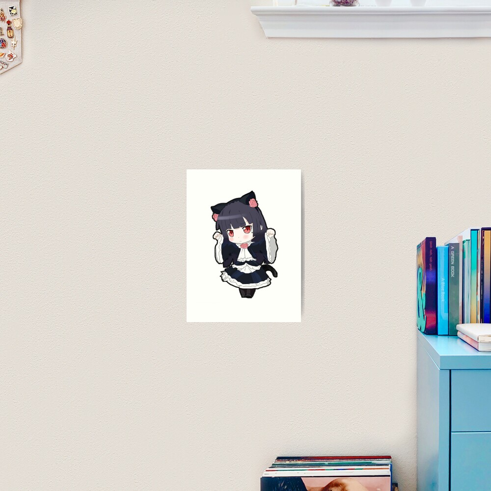 "Ruri Gokou Kuroneko" Art Print by Quiraily | Redbubble