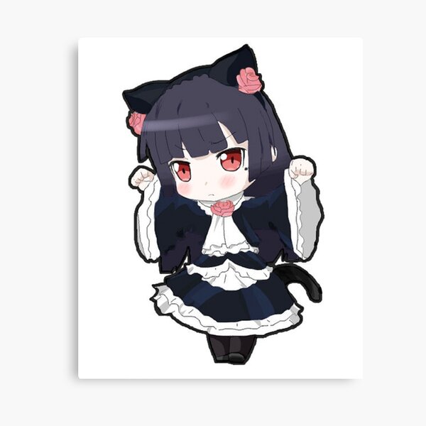 "Ruri Gokou Kuroneko" Canvas Print by Quiraily | Redbubble