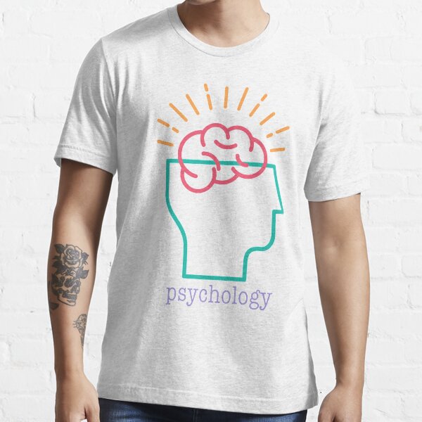 "psychology " T-shirt for Sale by stickersbycare | Redbubble | brain t ...