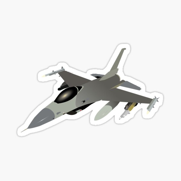 "American Jet Fighter" Sticker for Sale by NorseTech | Redbubble