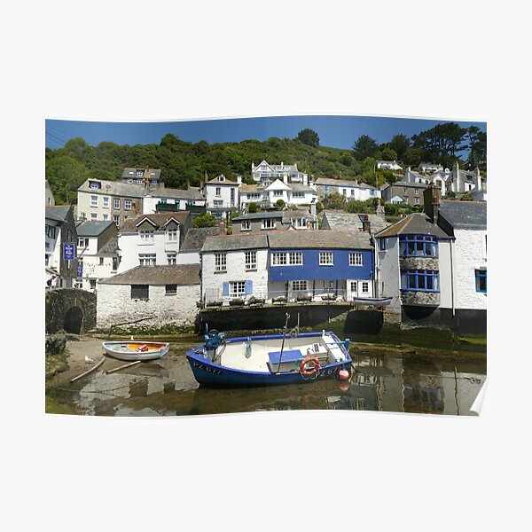 "Polperro, Cornwall" Poster for Sale by cjp74 | Redbubble