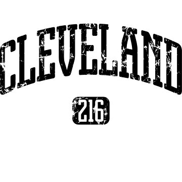 "Cleveland 216" Sticker for Sale by smashtransit | Redbubble